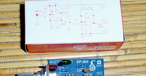 Elektronik Crew : Skema Rangkaian Master Mixer Low Noise
