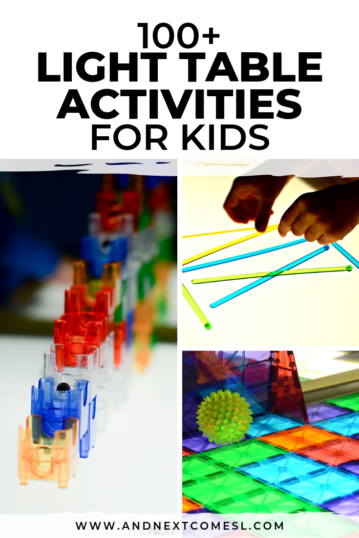 100+ Light Table Activities for Kids | And Next Comes L - Hyperlexia ...