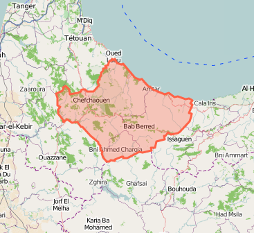 Province de Chefchaouen - Maroc Maps