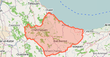 Province de Chefchaouen - Maroc Maps