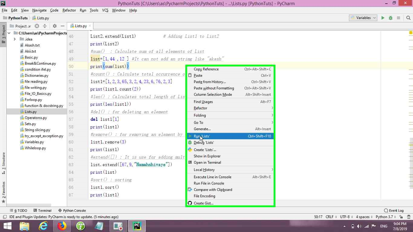 Python Lists And It Functions LEARN TO CODE Python Lists And It Functions LEARN TO CODE