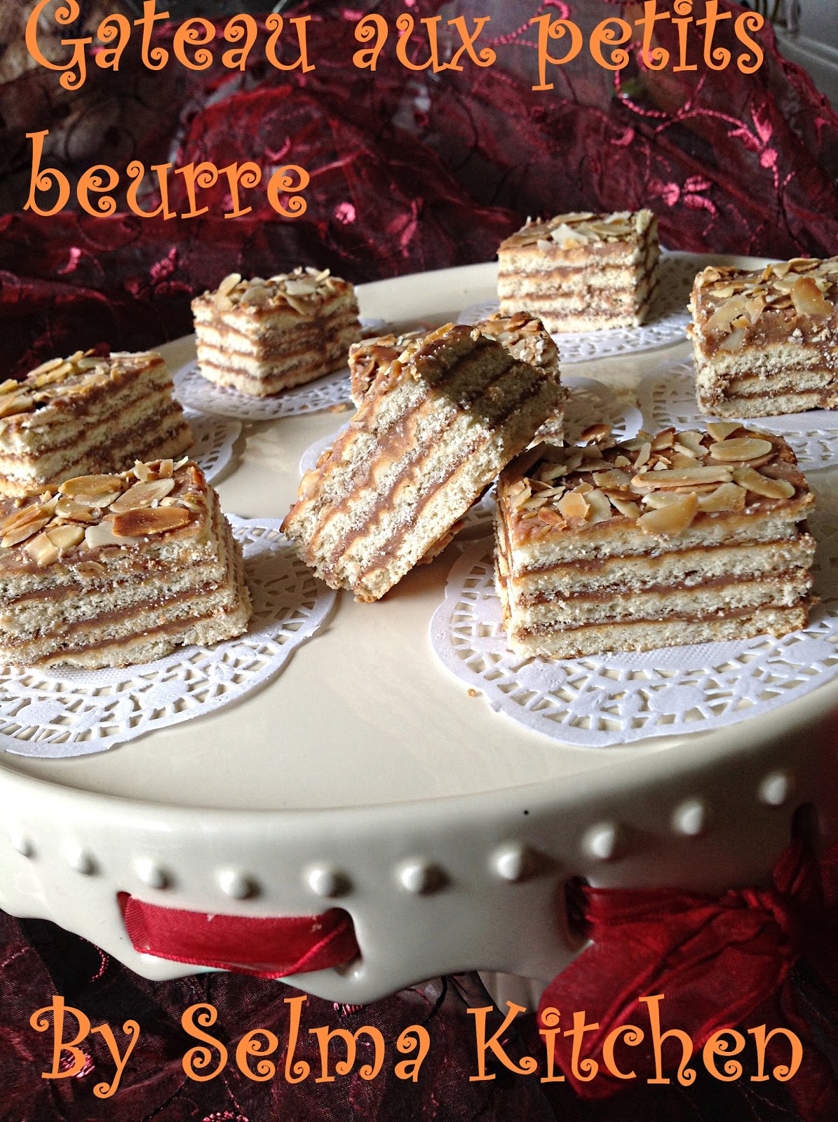 Selma Kitchen: Gateau aux petit beurre .recette facile de gateau aux ...