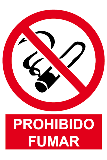 Cartel nuevo de prohibido fumar - Imagui