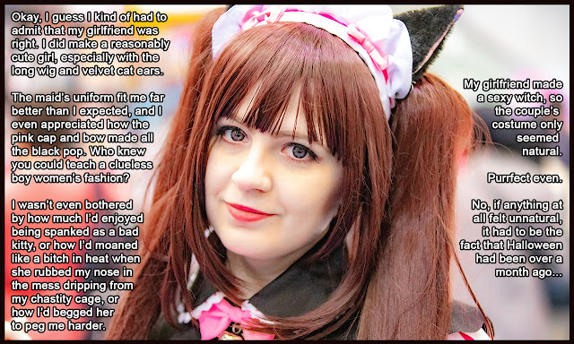 TGCaption – The Purrfect Pet (femdom feminization) – Sally Bend