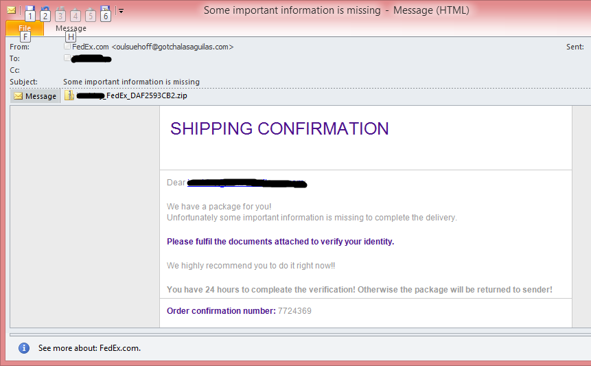 Spam Mail From Fake FedEx Anti Malware Laboratory spam-mail-from-fake-fedex-anti-malware-laboratory