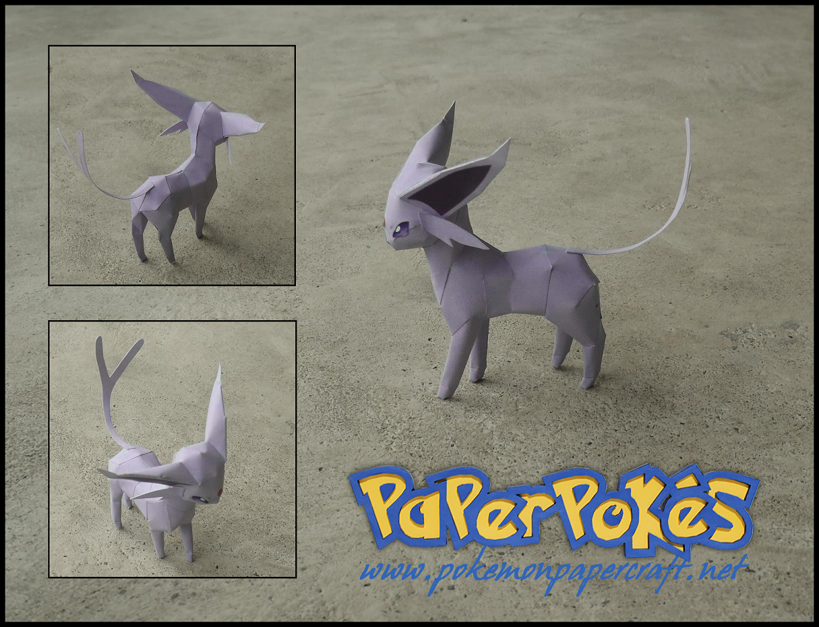 Pokemon - Mini Espeon V2 Papercraft | Papercraft Paradise | PaperCrafts ...