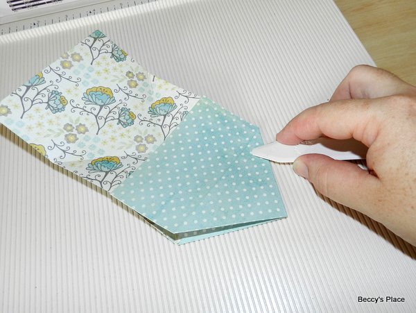 Beccy's Place: Tutorial - Diamond Fold Card