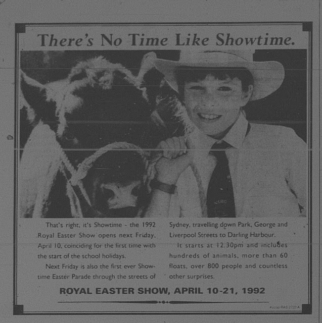 Fab Sydney Flashbacks: Royal Easter Show Flashback: 1992