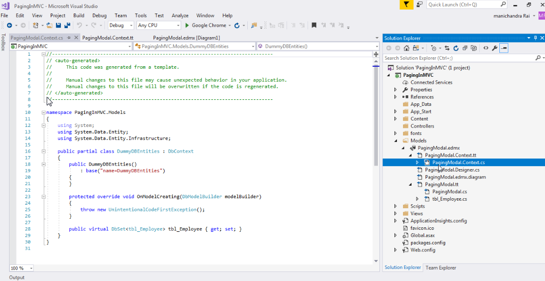 Implement paging in Asp.net MVC using PagedList library ~ Mani chandra