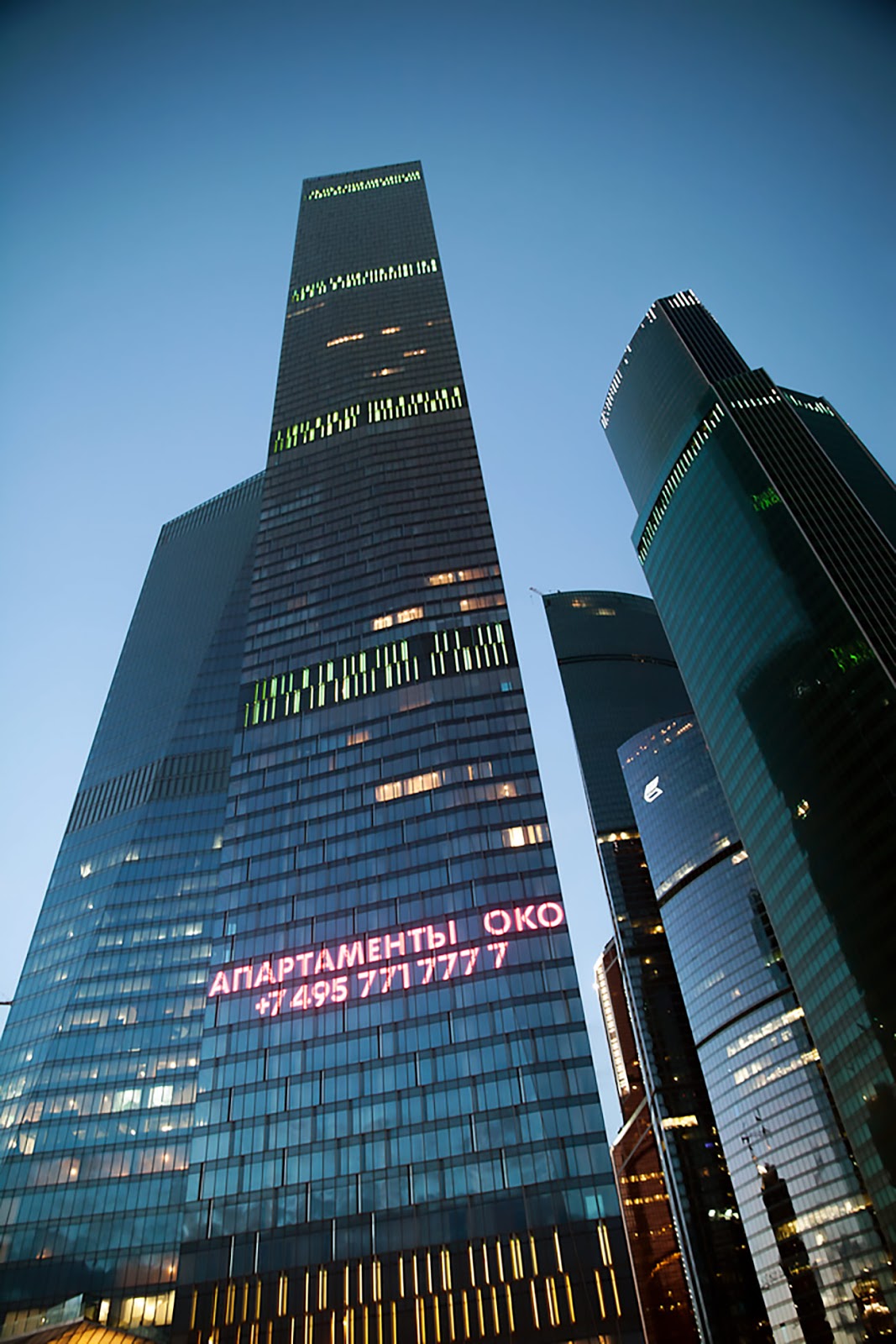 PRANCHETA DE ARQUITETO: PROJ ED RESIDENCIAL: OKO TOWERS, MOSCOU