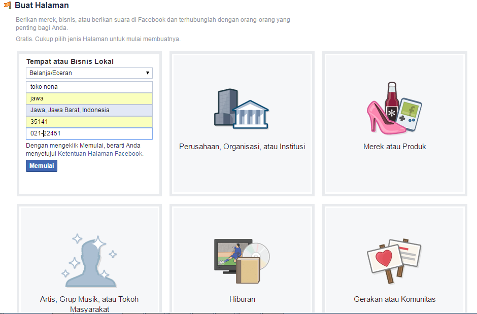 Cara daftar fb baru untuk membuat halaman facebook | Jalantikus