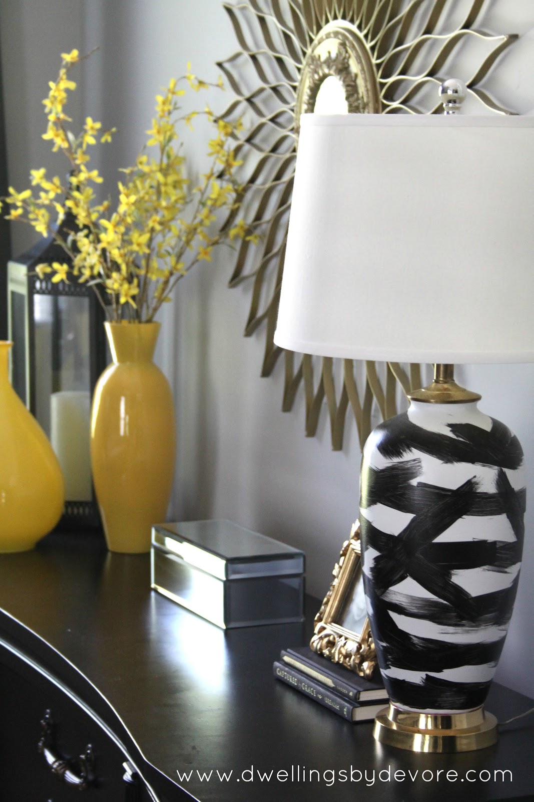 Dwellings By DeVore: DIY Abstract Lamp