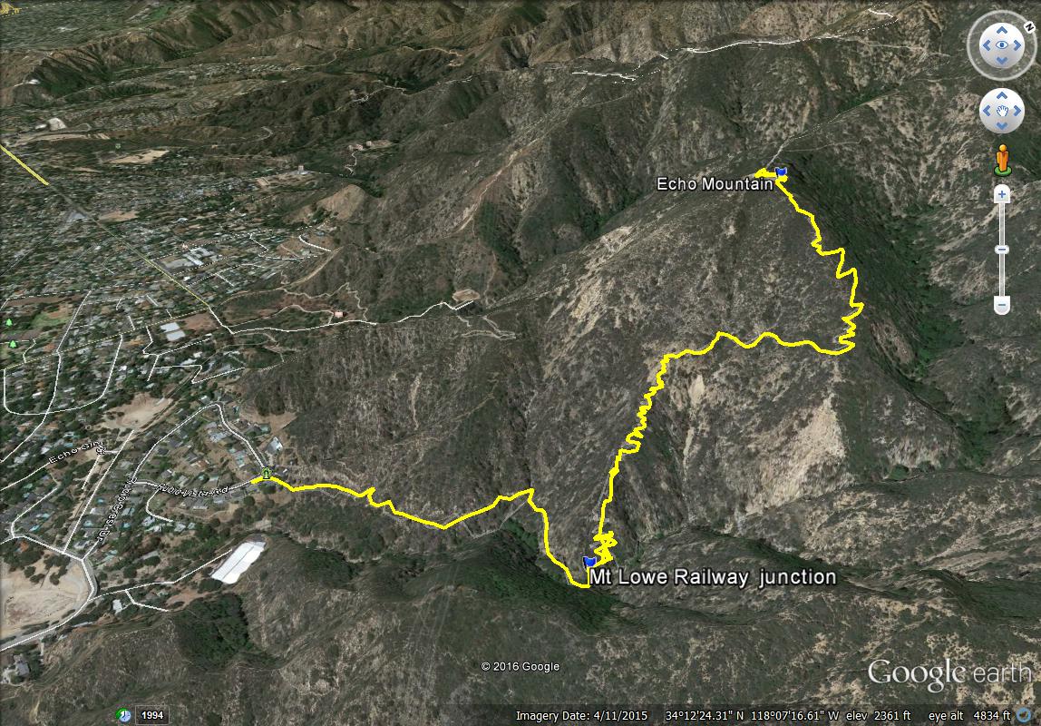 Iron Hiker: Echo Mountain via Mt. Lowe Railway