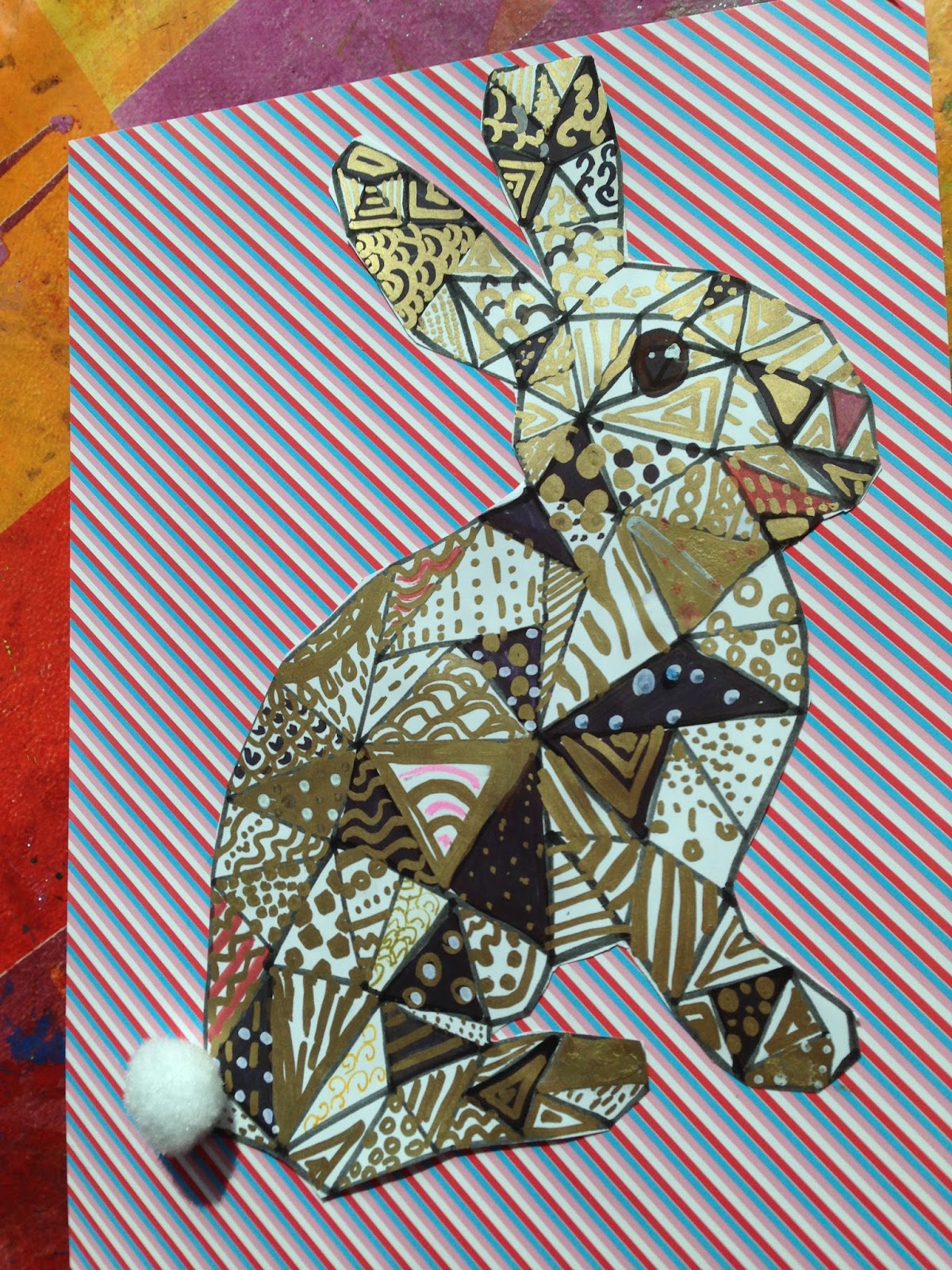 La boite à idées de l' atelier 3B* * *: Lapinou en graphisme