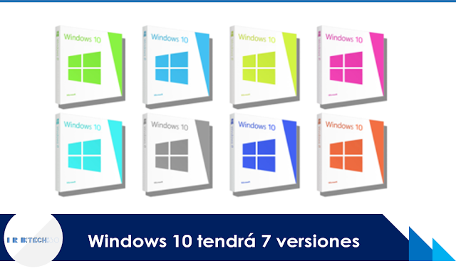Windows 10 contará con 7 versiones