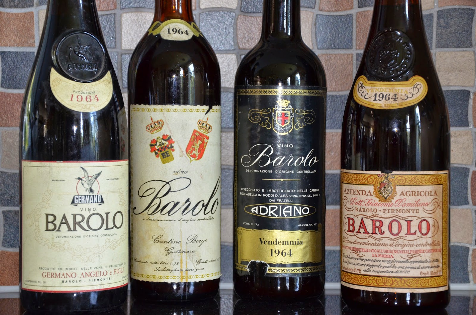 Barolista: Four Bottles Of 1964 Barolo