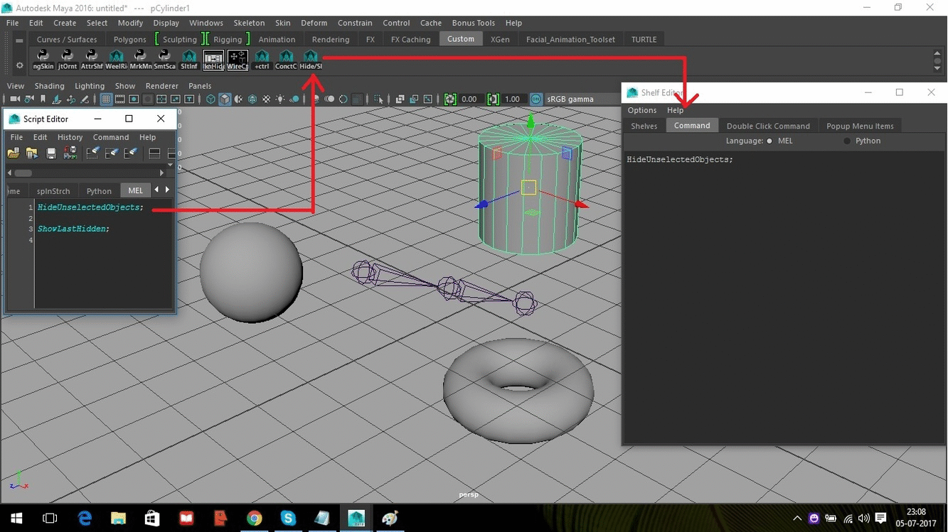 Character/Pipeline TD : Maya Shelf Button