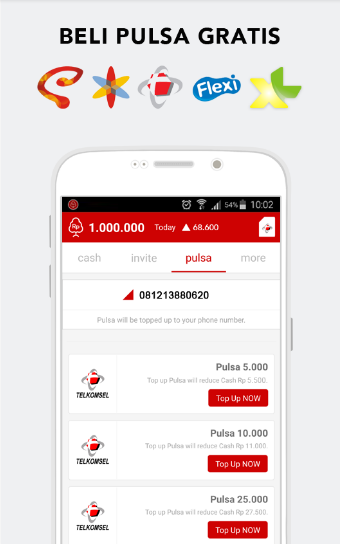 BERJAHSTARSKING: cara mendapatkan pulsa gratis dari internet melalui hp ...