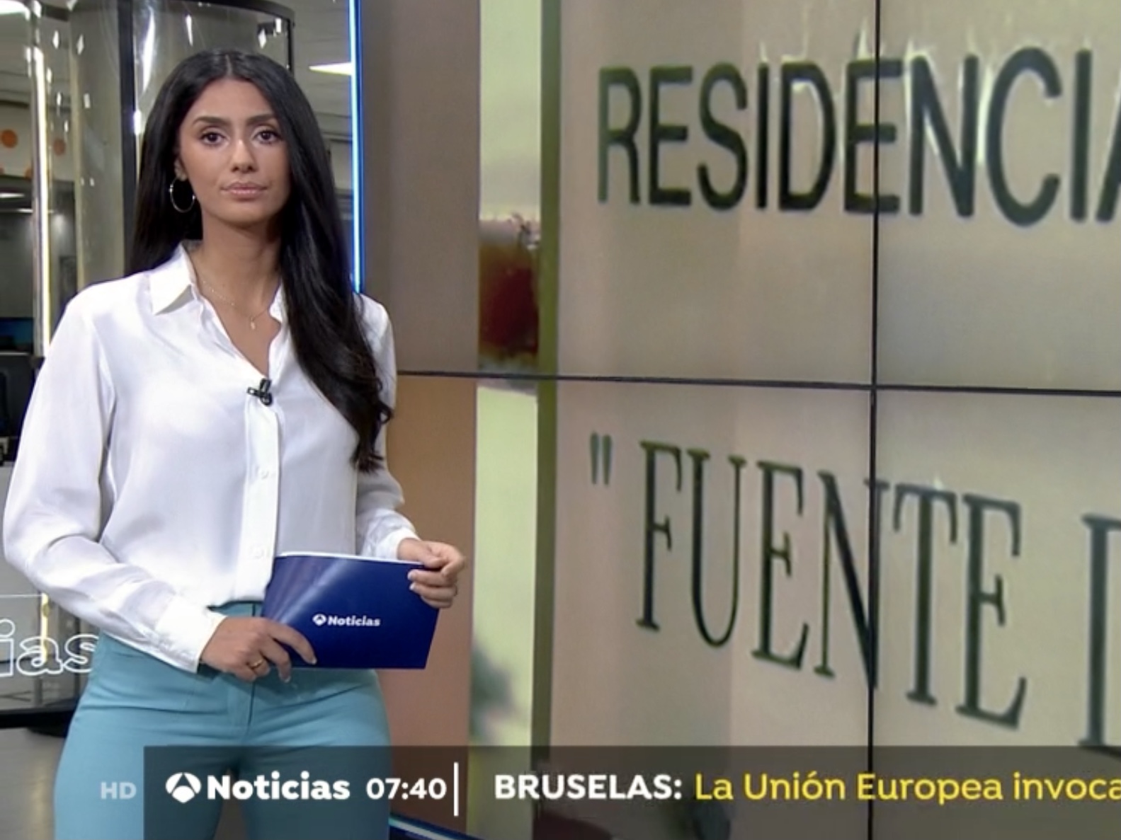 Miss Presentadoras TV: Noor Ben Yessef. A3 Noticias de la Mañana (29/1/21)