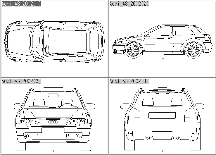 MISCELLANEOUS DATA STORAGE 2 for CAD Drawings: [JWS/DWG] Audi A3 2002