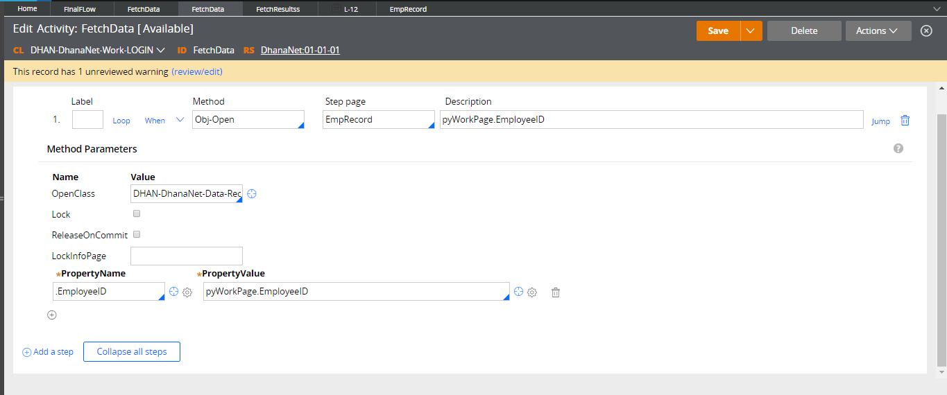 All obj method in pega,Obj-browse,obj-save,obj-open,obj-open-by-handle