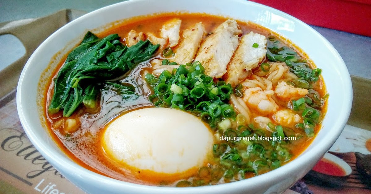 Dapur Greget: Ramen Ayam Pedas (Spicy Chicken Ramen)
