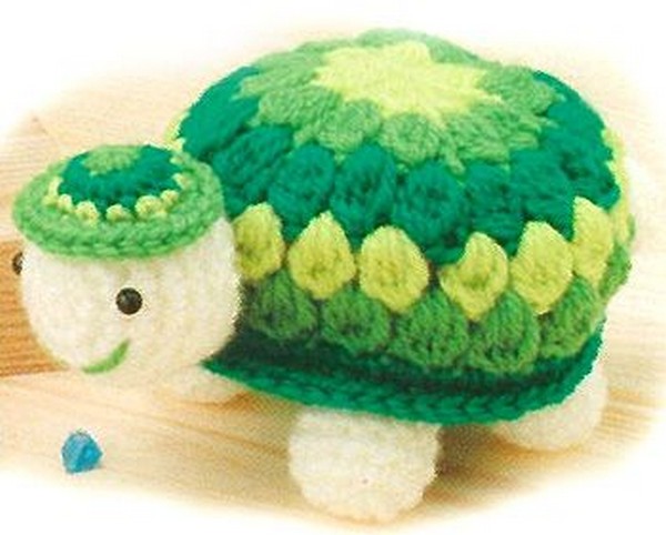 Kootud ja heegeldatud mänguasjad: Kilpkonn