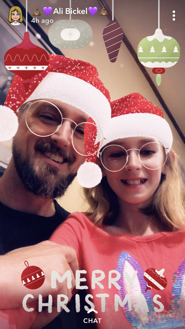 Alice Independence: Christmas fun with Snapchat