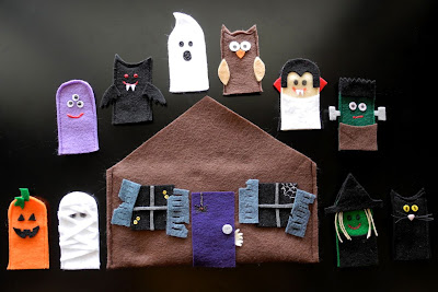 A Song of Sixpence: halloween puppets