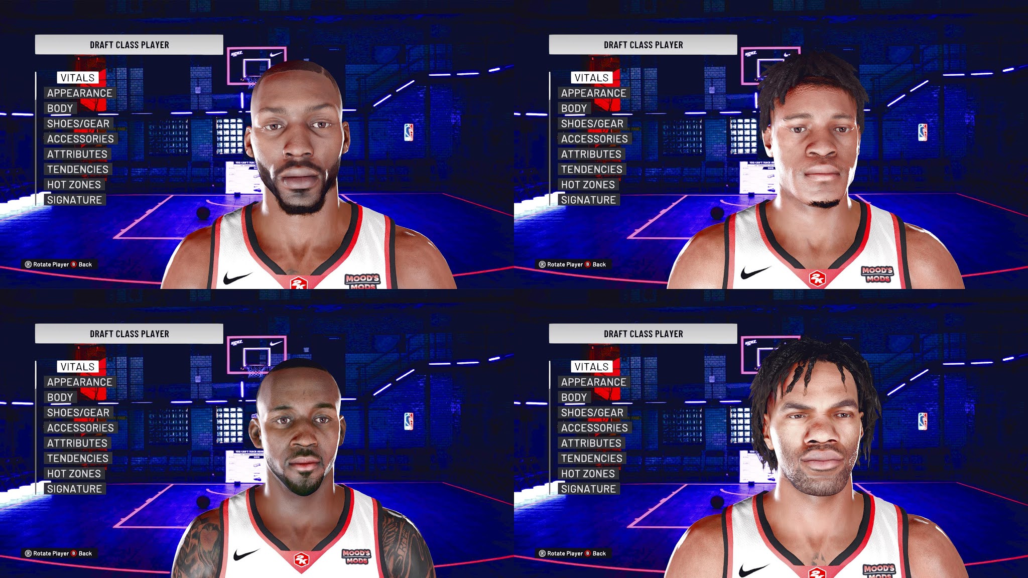 NBA 2K21 600+ Custom Cyberfaces Pack [Mixer Collection] - Shuajota: NBA ...