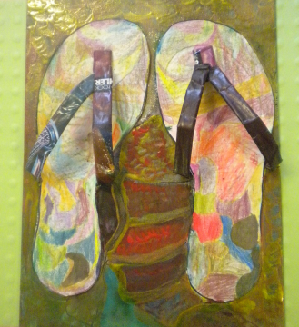 Explorations in Art: (G,3) For the love of Flip-Flops