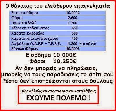 EXOYME ΠΟΛΕΜΟ ! Πώς αλλιώς να στο πω για να το καταλάβεις;