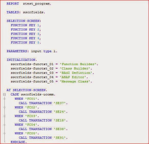 Abap Tutorials Tips And Tricks Certification Questions And Much More Adding Push Buttons In