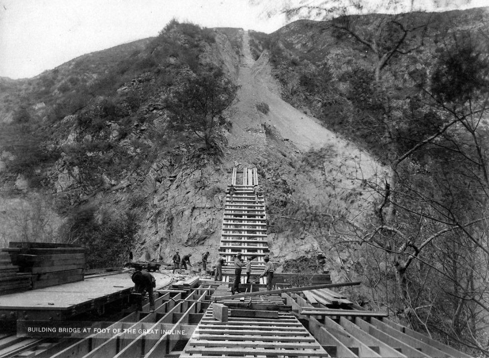 Amazing Vintage Photos of Passengers Riding Mount Lowe’s Cable Incline ...
