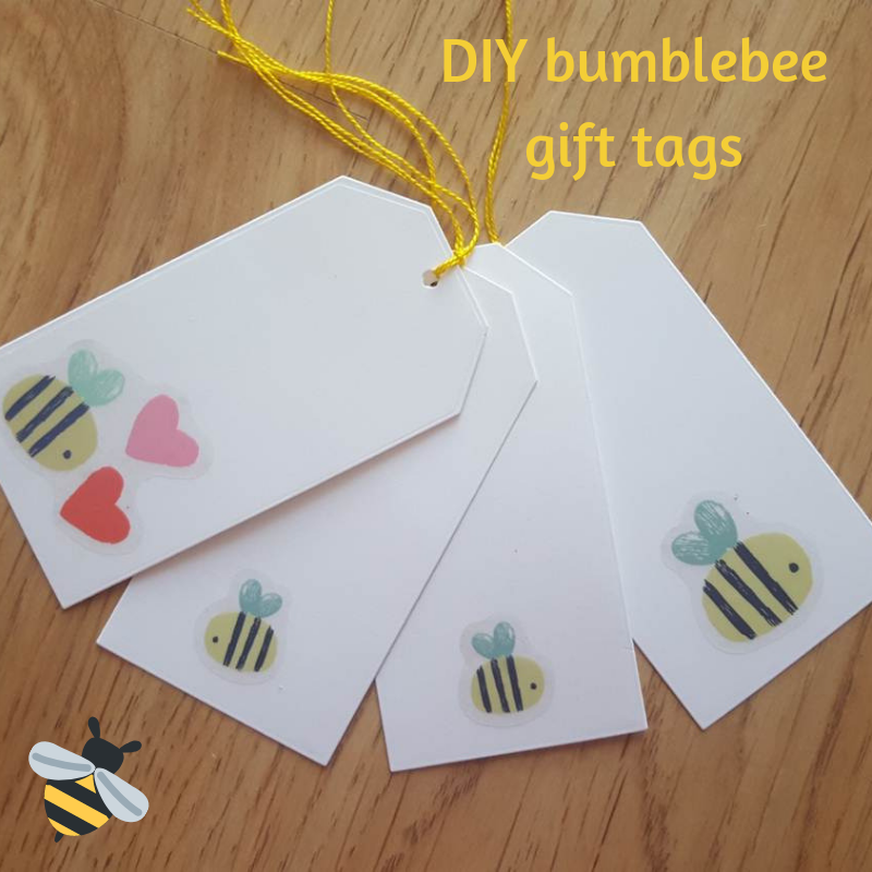 DIY bumblebee gift tags |Keeping it Real