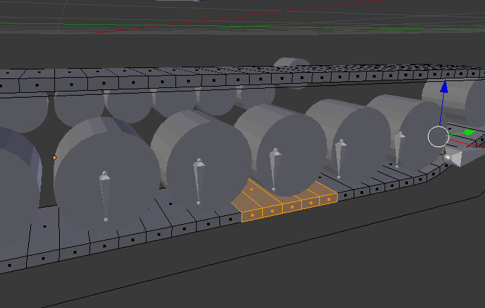 How to make tank tracks in Unity and Blender