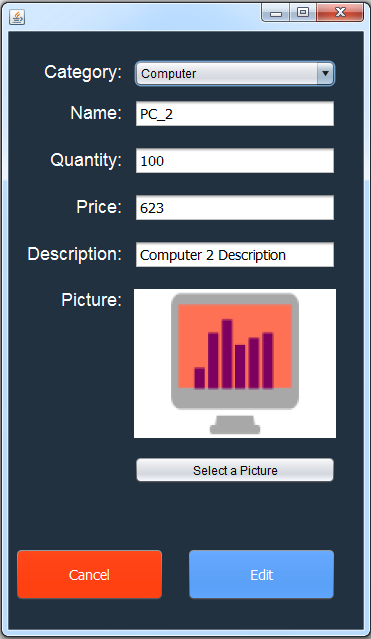 Java Inventory Management System Source Code