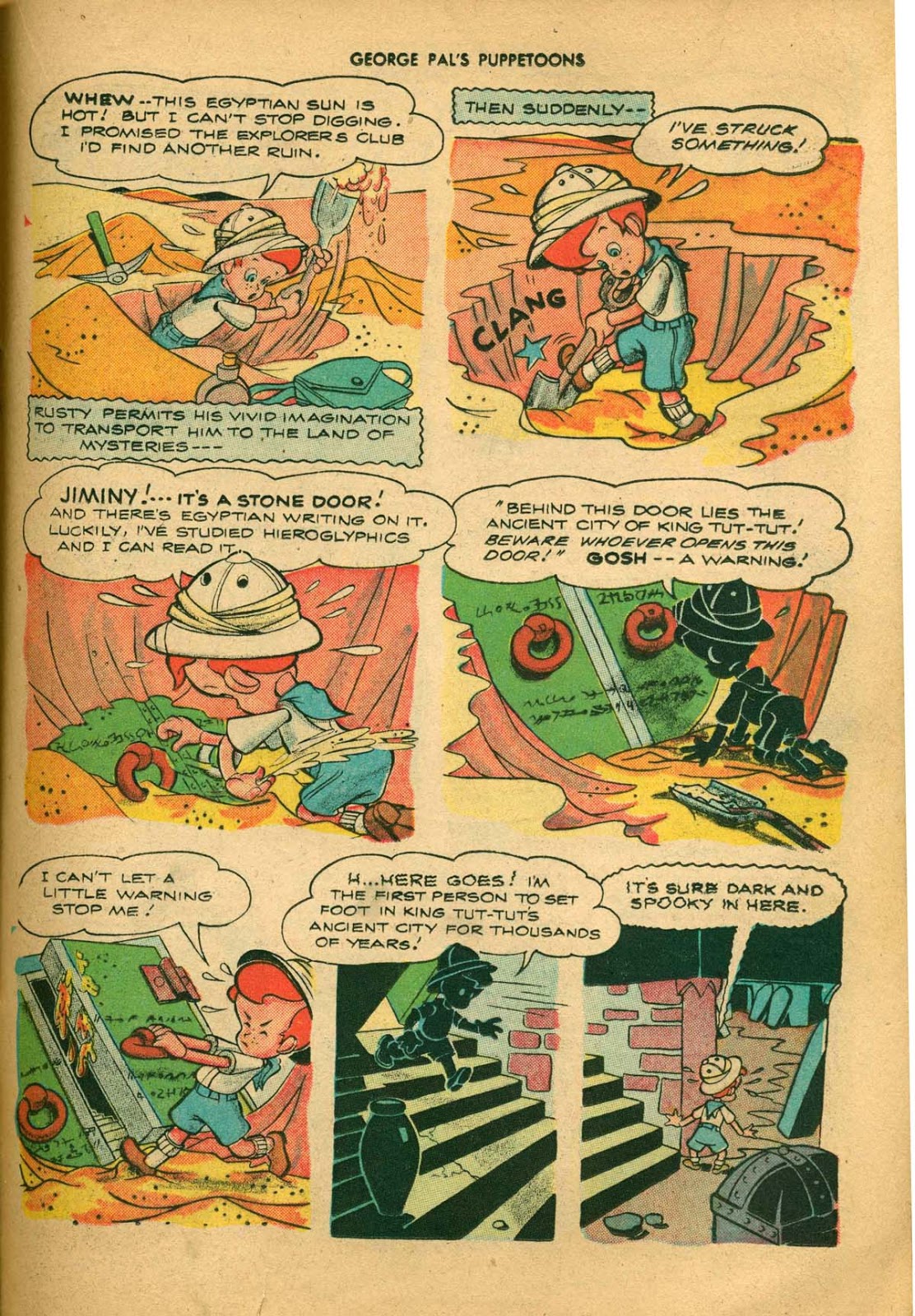 Four-Color Shadows: Rusty-George Pal's Puppetoons-1947