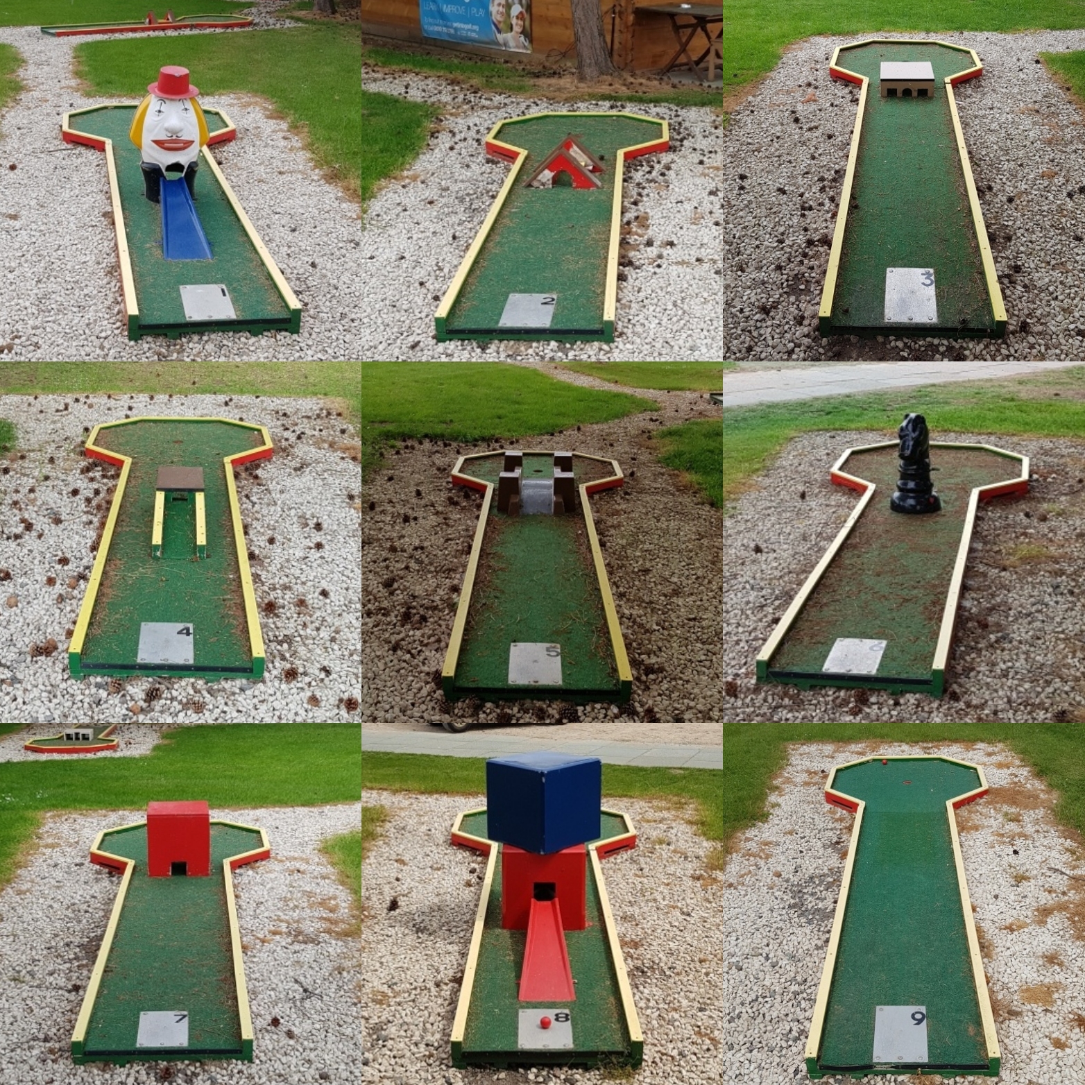 The Ham and Egger Files: Crazy Golf course at Malkins Bank Golf Club in ...