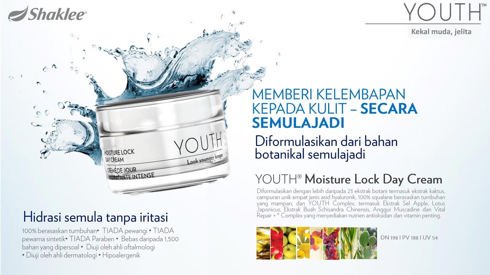 PRODUK TERBARU YOUTH MOISTURE LOCK DAY CREAM, PENGHIDRATAN MENDALAM DAN ...
