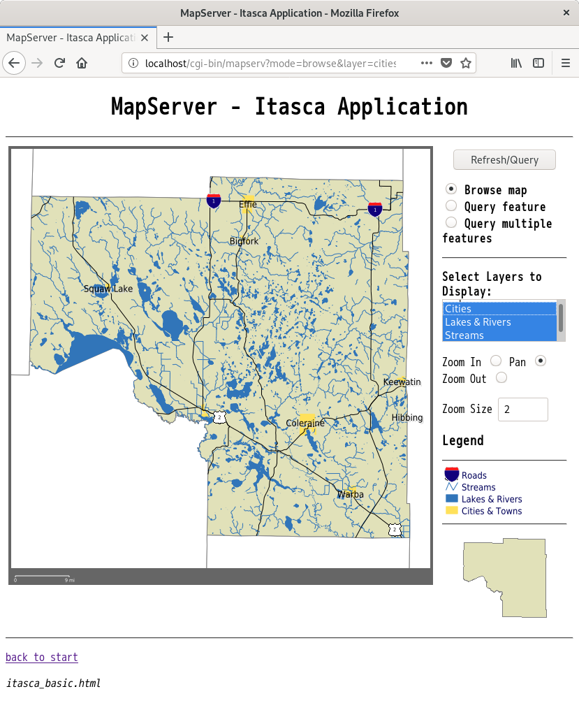 Debianでka-Mapのメモ プラスOpenLayers とGeoExt: Debian 10 - 6 MapServer の設定