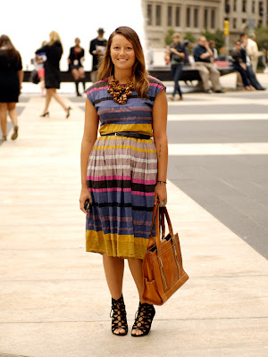 Fashion Week Spring 2011 Street Style at Milk Studios ...
