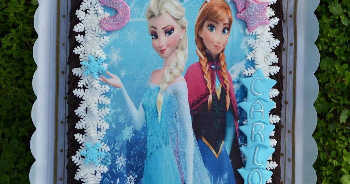 Las recetillas de Isa: Pastel "Elsa y Ana" para Naia