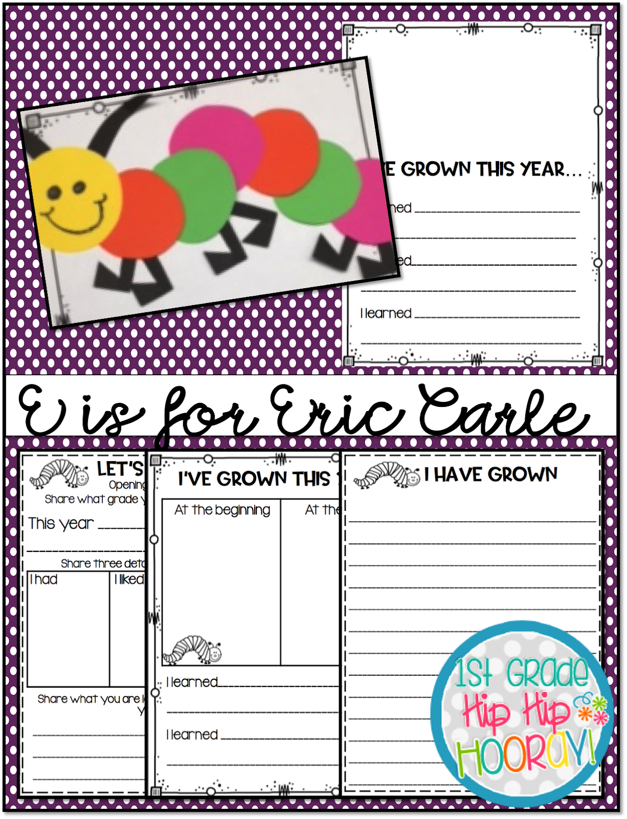 1st Grade Hip Hip Hooray!: E is for Eric Carle ... ABC Countdown to Summer!