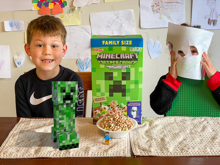 Tales of the Flowers: Saturday Morning Cereals - Minecraft Creeper Crunch