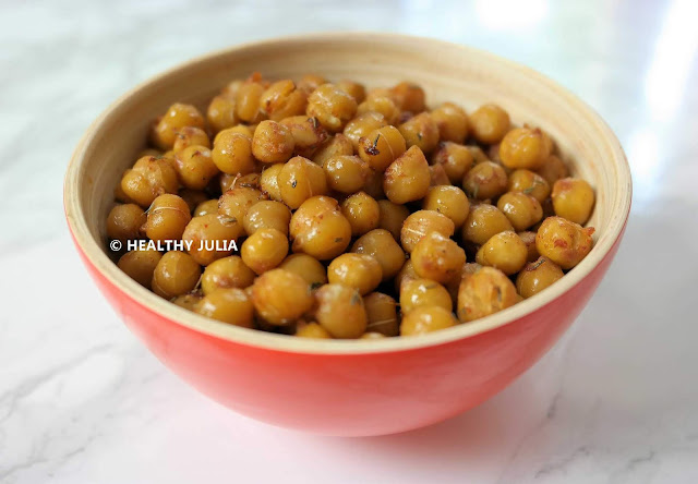 COOKING JULIA : POIS CHICHES RÔTIS AUX ÉPICES