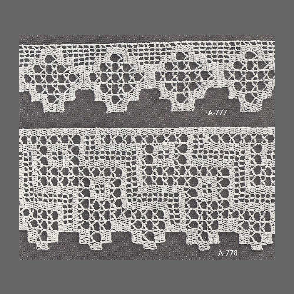 Vintage Knit Crochet Shop Talk: Elegant Edgings, Pattern Book 189 ...