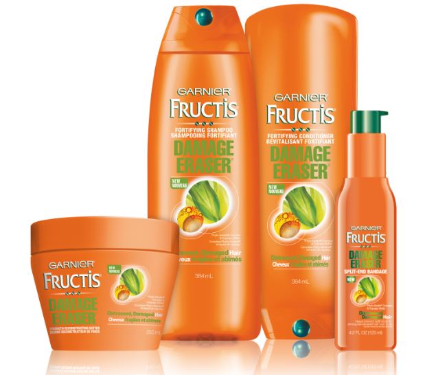 Damaged hair gets a second chance with Garnier Fructis Damage Eraser ...