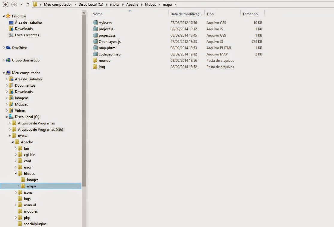 Codegeo Trabalhando Com Openlayers E Mapserver No Windows 6073