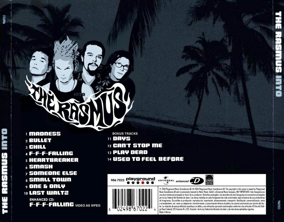 Classic Rock Covers Database: The Rasmus - Into (2001)